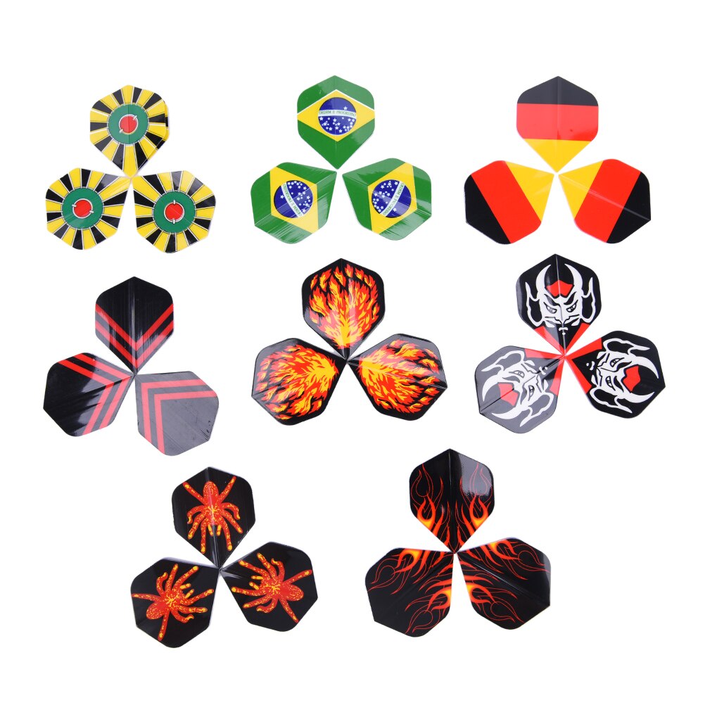 24PCS Pattern Nice Darts Tail Flights Wing Mixed S... – Vicedeal