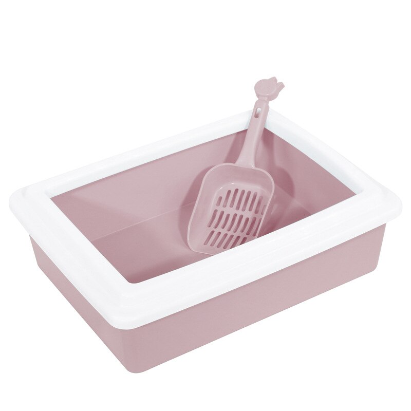 Pet Supplies Open Rectangular Cat Litter Box Cat L... – Grandado