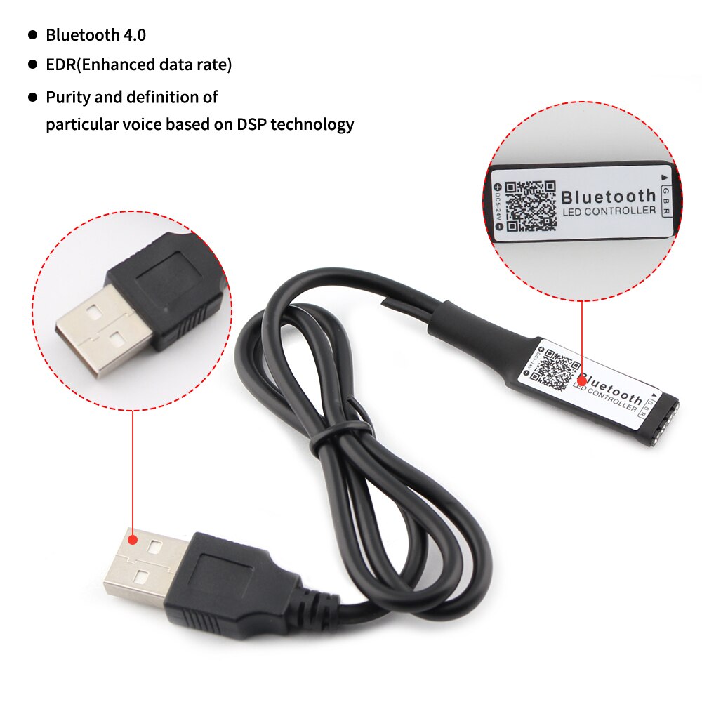 Bluetooth Remote Control USB 5V WIFI LED Controlle... – Grandado