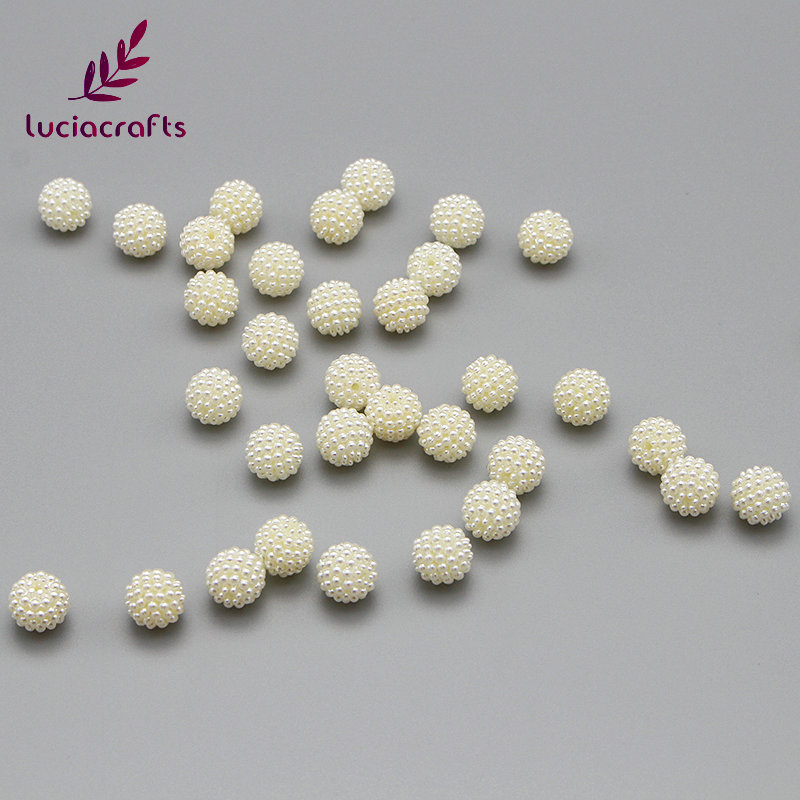 Lucia crafts 12mm Round Loose Acrylic Beads Garmen... – Grandado