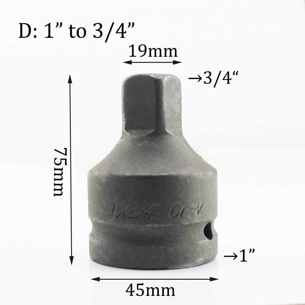 Heavy Duty Impact Socket Ratchet Converter Adapter... – Grandado