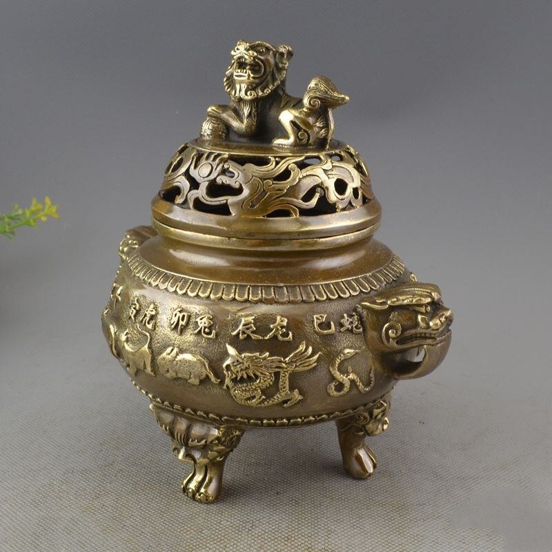 Chinese archaize messing dierenriem twaalf standbe... – Grandado