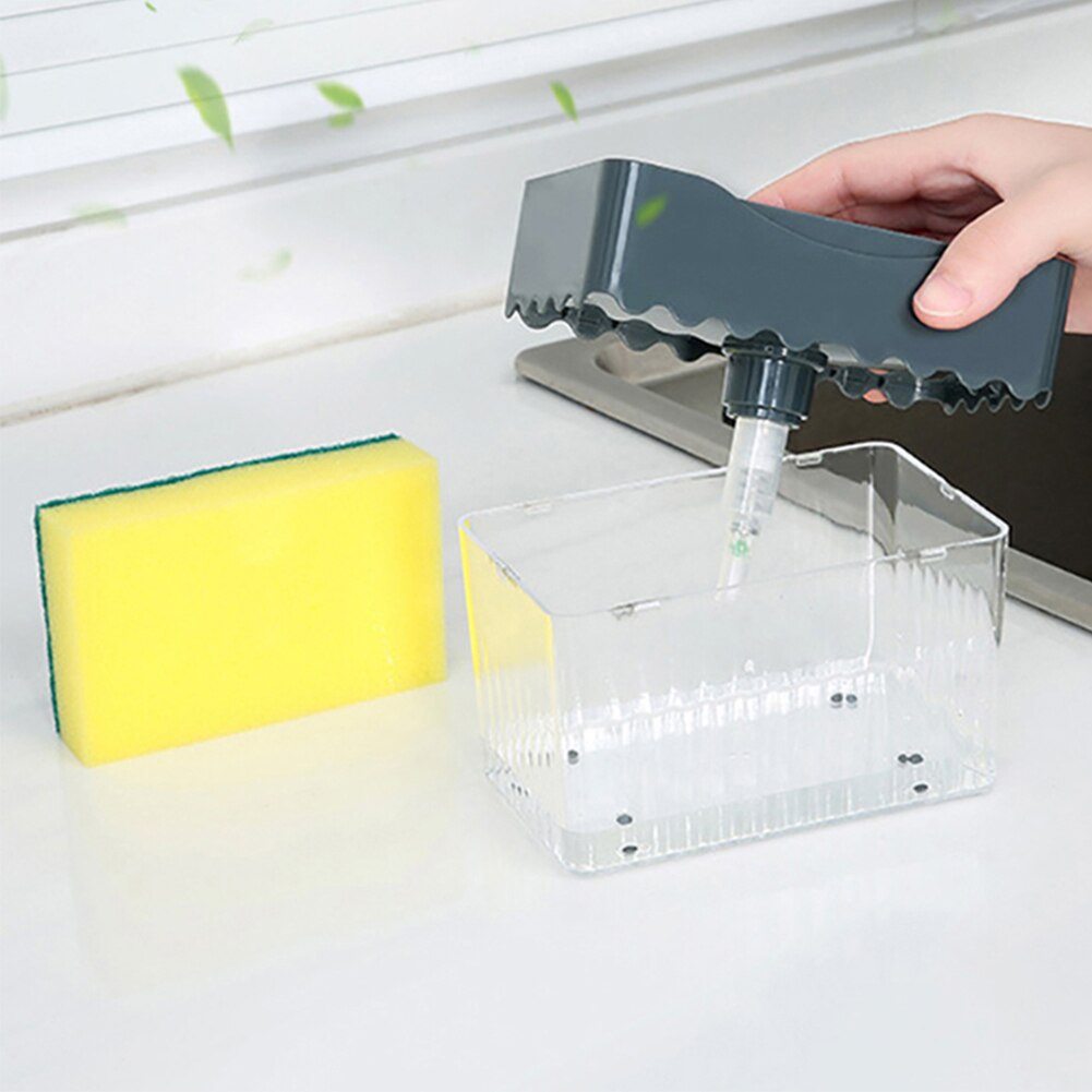 Zeepdispenser Met Spons Houder Zeep Pomp Spons Cad... – Grandado