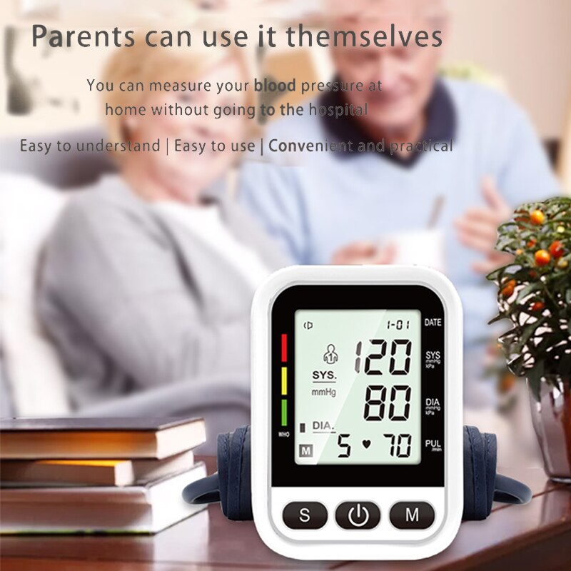 Automatic Blood Pressure monitor meter Arm Digital... – Vicedeal