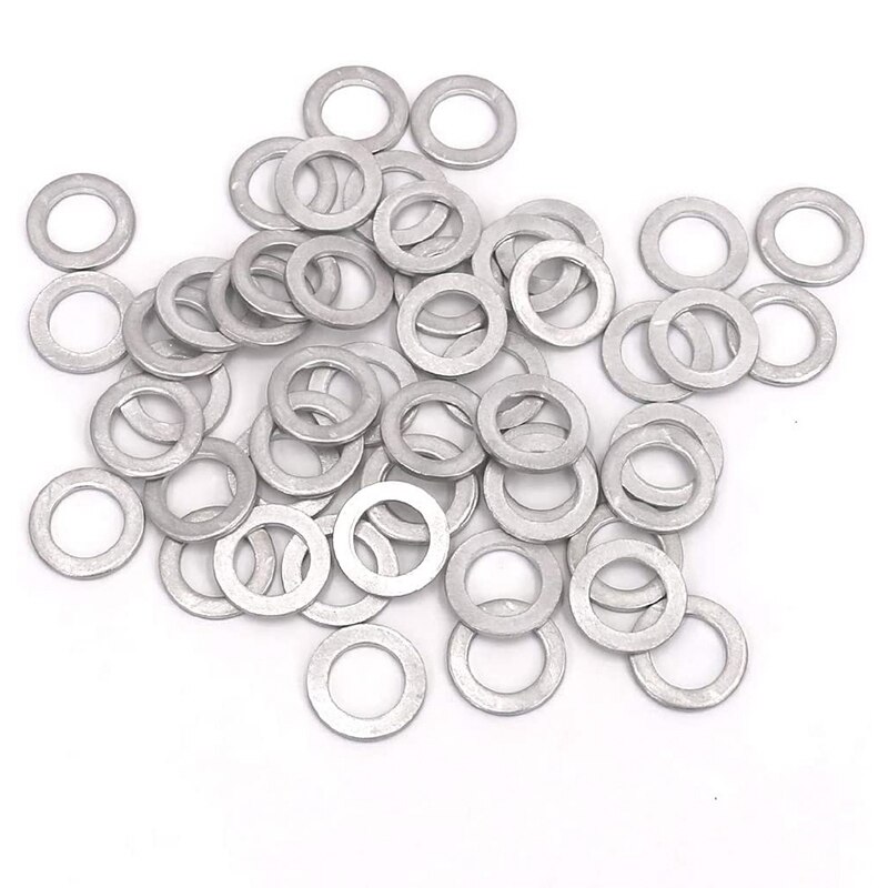 50 Pieces Engine Oil Crush Washers Drain Plug Gask... – Grandado