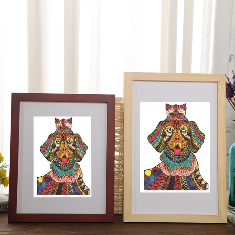 157E Stress-relief Toy Wooden Jigsaw Puzzles Woode... – Grandado