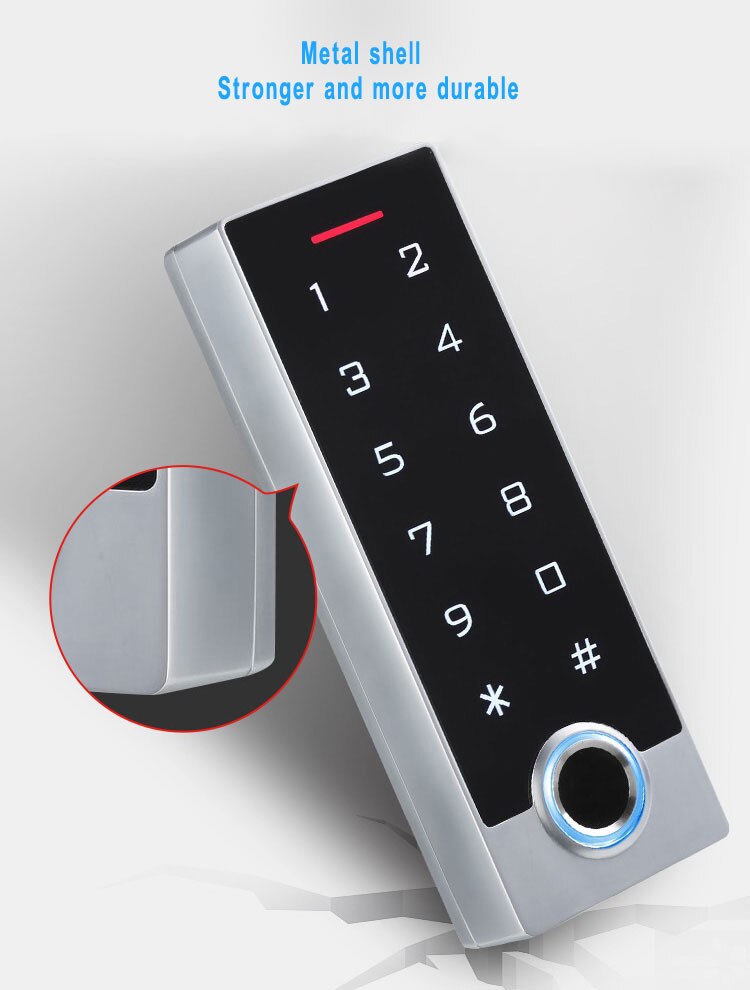 Metal Standalone fingerprint keypad access control... – Grandado