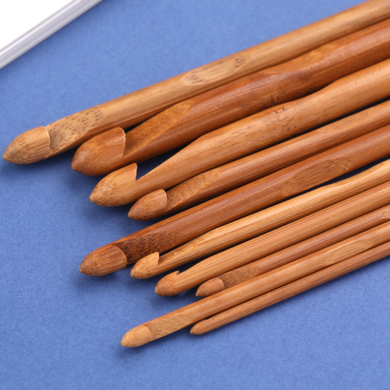 MIUSIE Bamboo Crochet Hook Set DIY Knitting Kit Ha... – Grandado