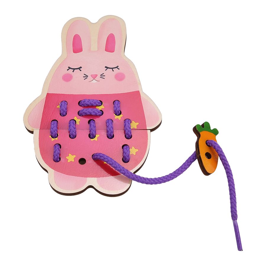 5pcs Dressing Jigsaw Puzzle Kids Wooden Toy Animal... – Grandado