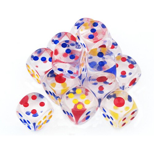 20 Mm Crystal Dice Acrylic Transparent Dice Color ... – Grandado