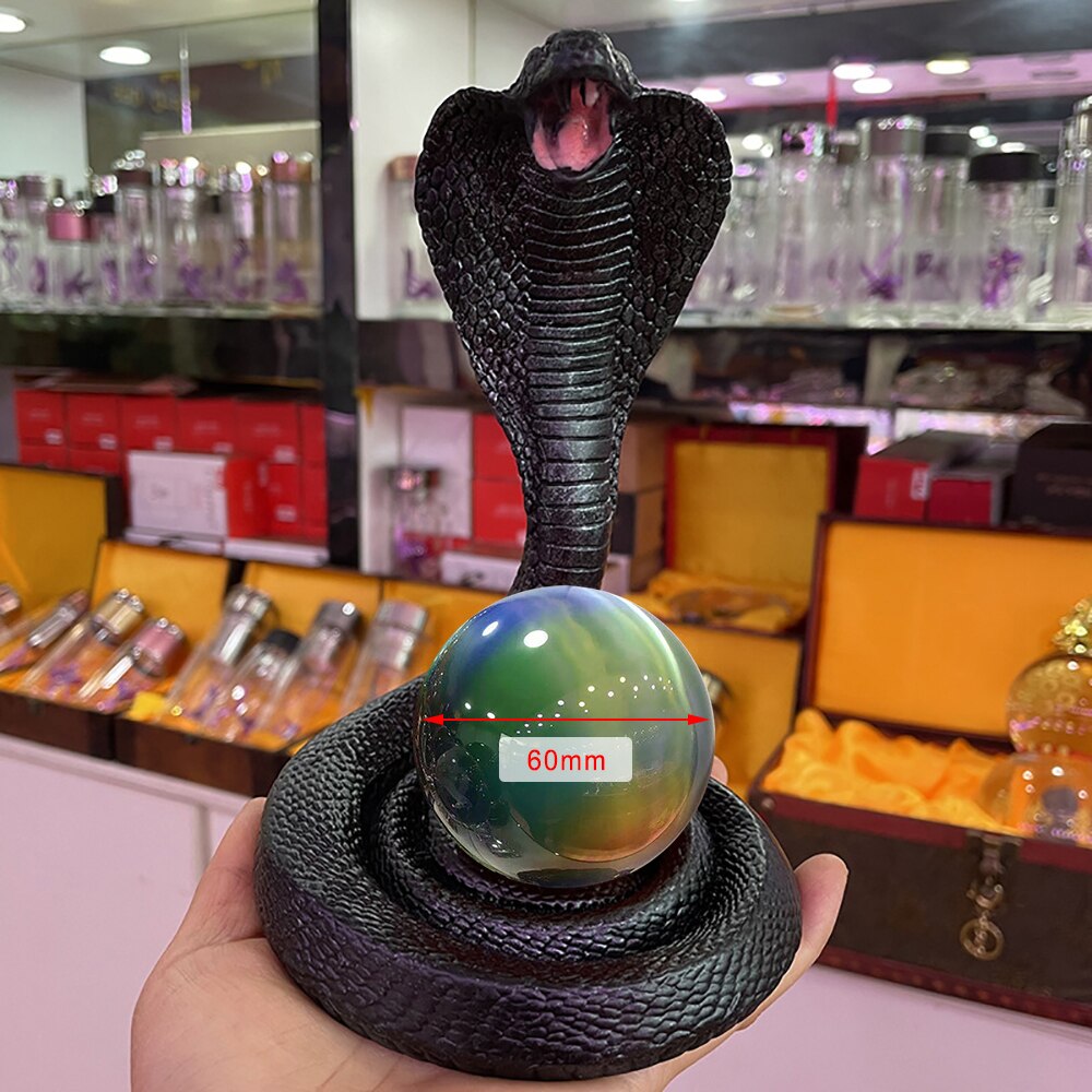 C27 Fortune Snake Lucky Mascot Resin Cobra Statue ... – Grandado