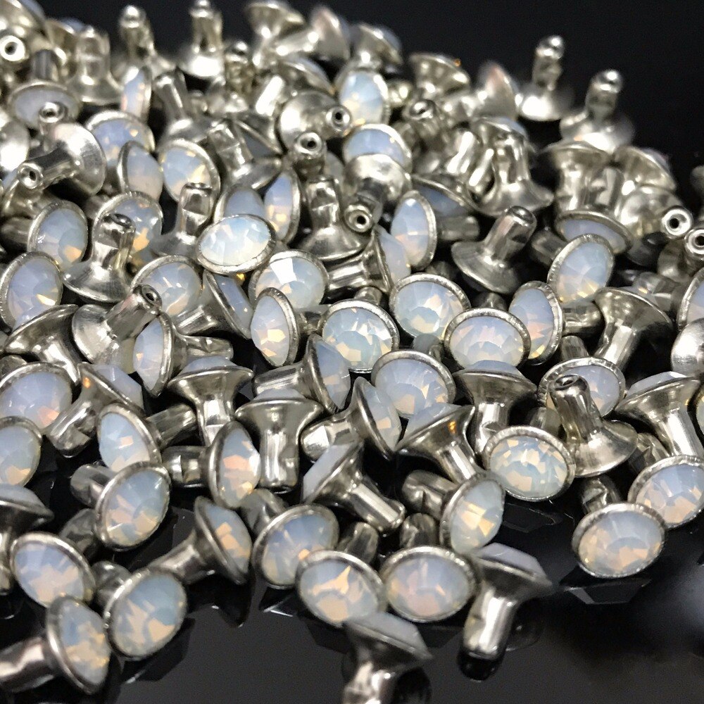 Coming DIY 50PCS 4MM White Opal CZ+++ Hardware Riv... – Vicedeal