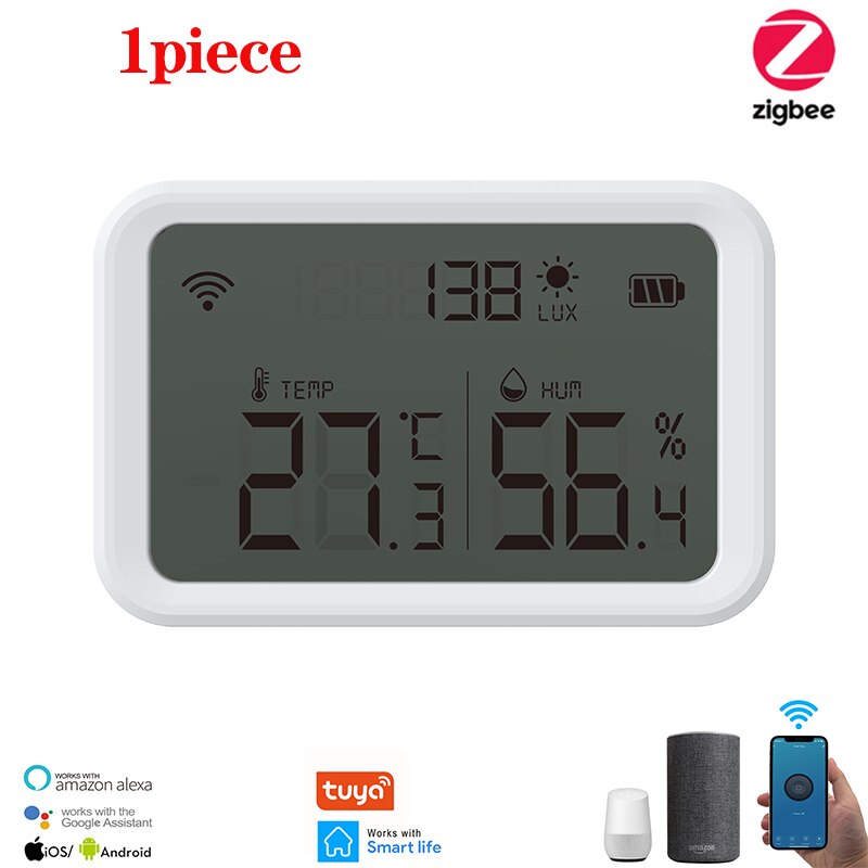 Tuya Smart Life Zigbee Temperature And Humidity Se... – Vicedeal