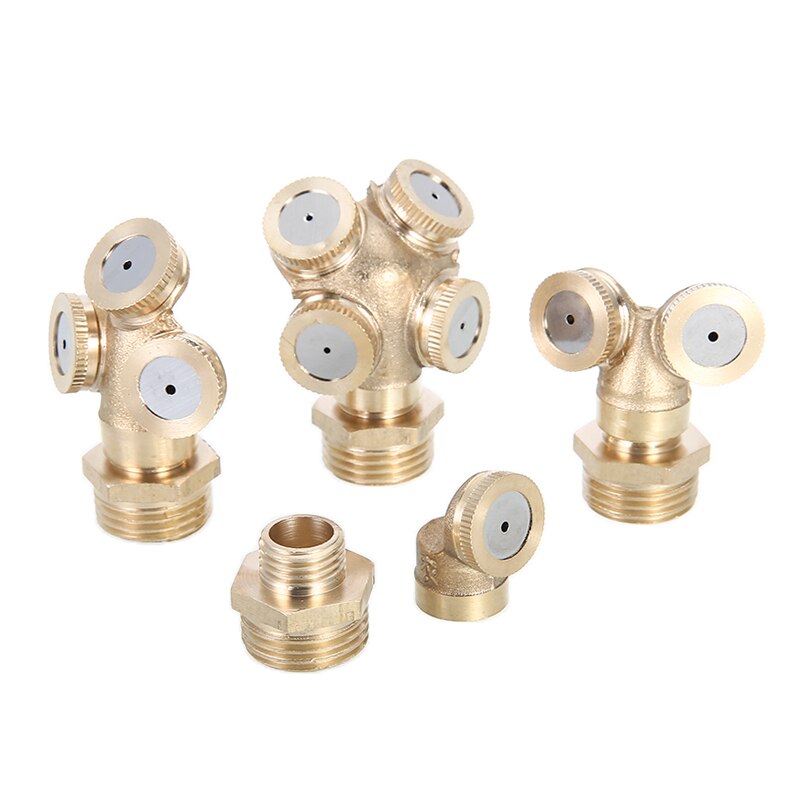 1/2/3/4 Hole Brass Atomizing Spray Fitting Nebuliz... – Grandado