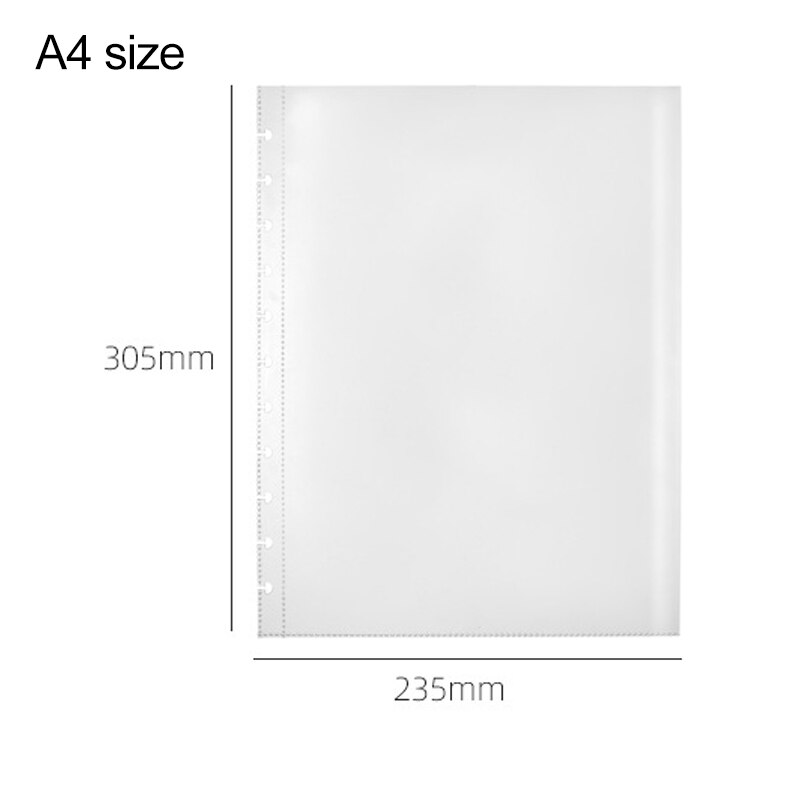 25 Stks/pak A4 A5 Transparante Losbladige Zak Map ... – Grandado