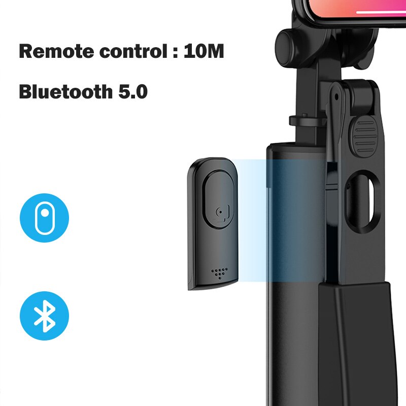 KUULAA Bluetooth Selfie Stick Portable Handheld Sm... – Grandado