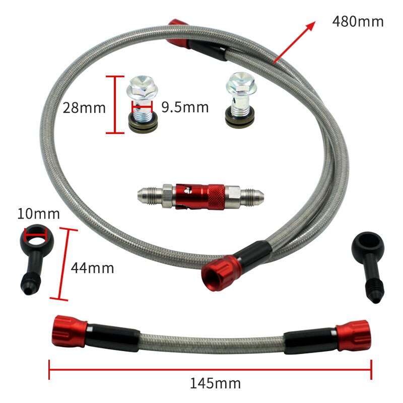 An3 Motorcycle Brake Line Hose Fluid Quick Release... – Vicedeal