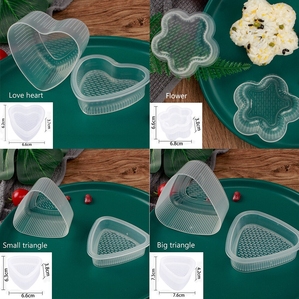 1/4PCS/Set DIY Sushi Mold Onigiri Rice Ball Food P... – Grandado