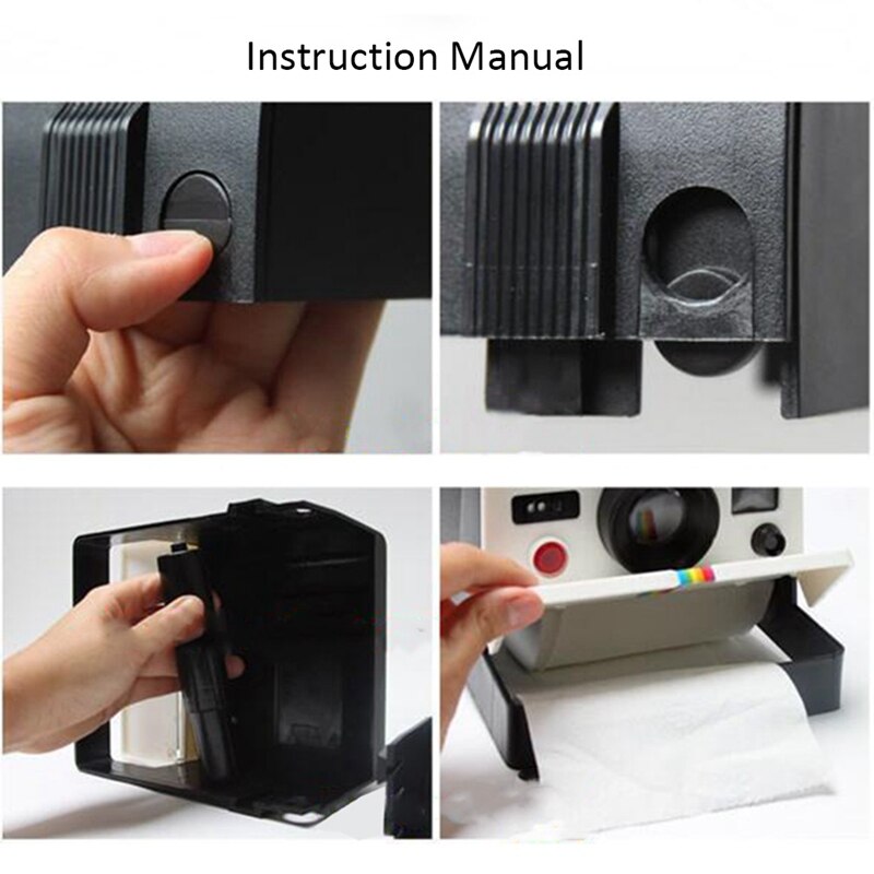 Tissue Box Retro Polaroid Camera Shape Inspired Ti... – Grandado