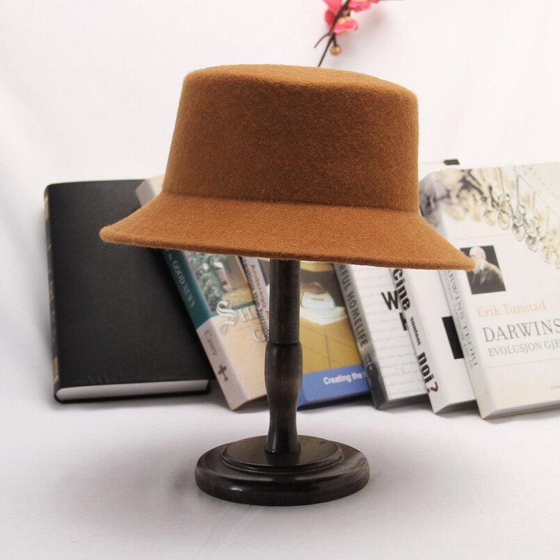 GEMVIE 100% Wool Felt Bucket Hat Fedora For Women ... – Grandado