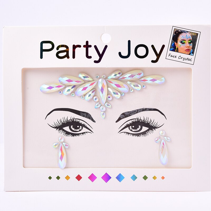 Festival Gezicht Juwelen Crystal Body Stickers Mak... – Grandado