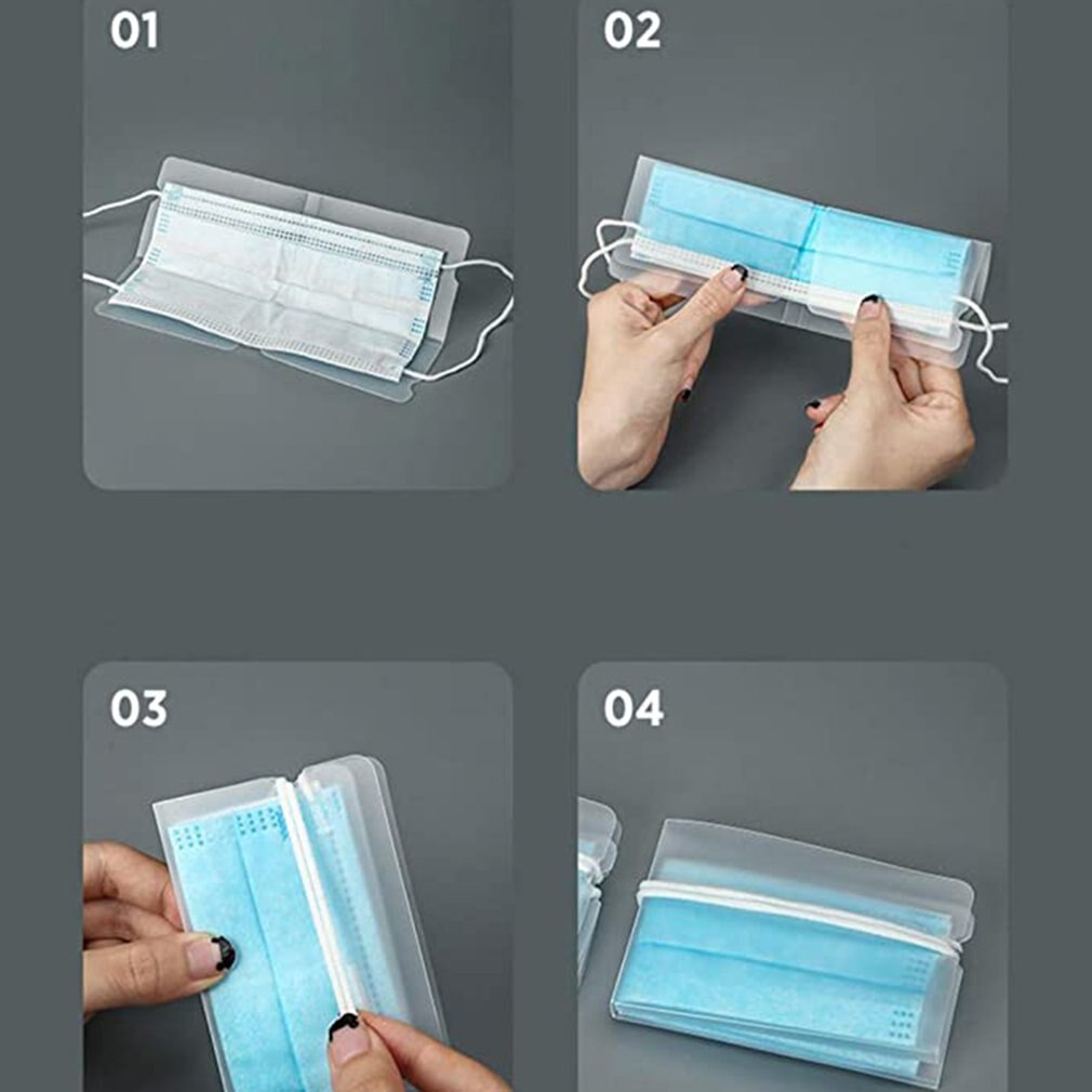 10pcs Foldable Portable PP Plastic Face Mask Stora... – Grandado