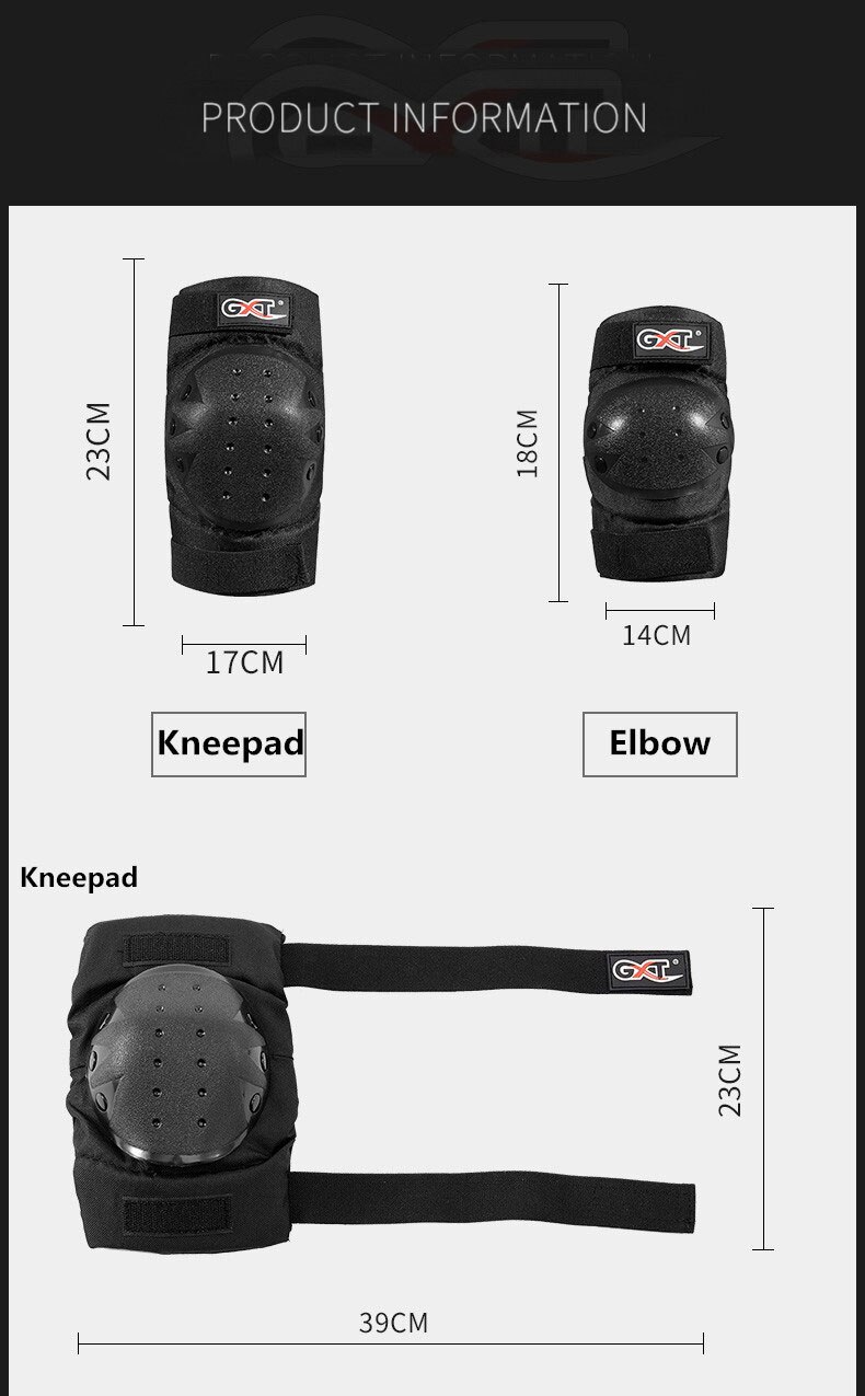 GXT protective motorcycle knee pads off-road motor... – Grandado
