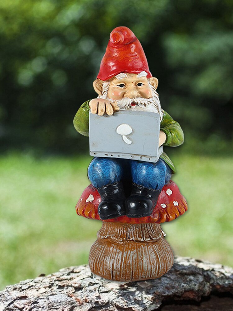 Christmas Garden Gnome Ornament Cute Resin Pendent... – Grandado