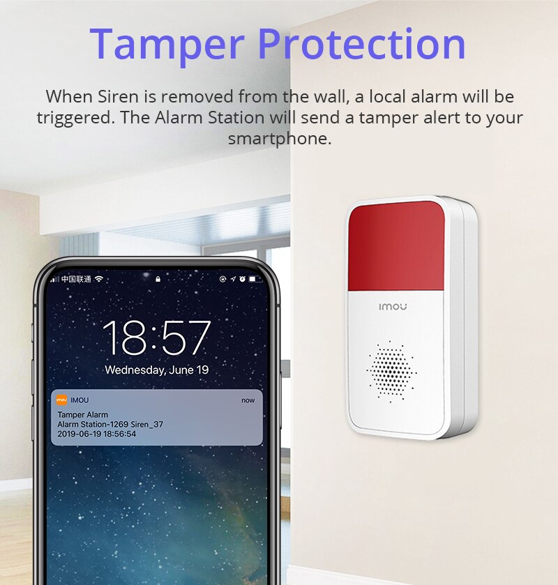 Dahua imou Smart Wireless Strobe Siren Sound Flash... – Grandado