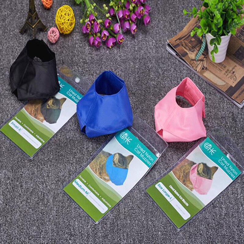 Cat Muzzle Anti Bite Breathable Masks Grooming Bat... – Grandado