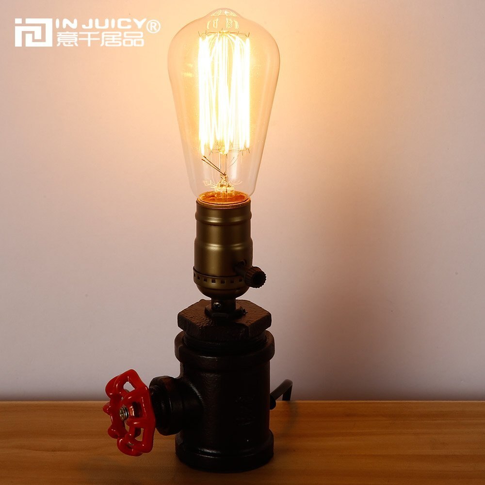 Vintage Industrial Wrought Iron Metal E27 Edison B... – Vicedeal