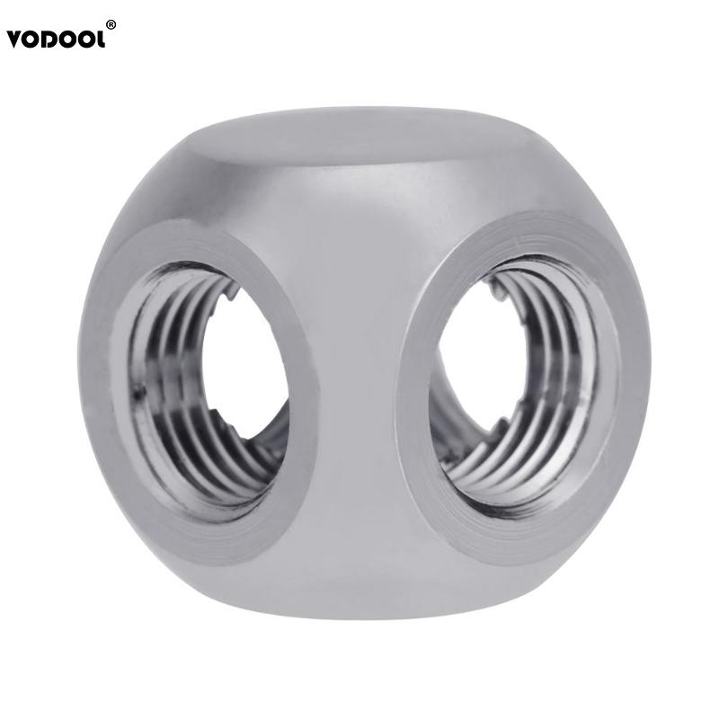 Vodool messing g1/4 binnendraad 4- weg waterbuisc... – Vicedeal