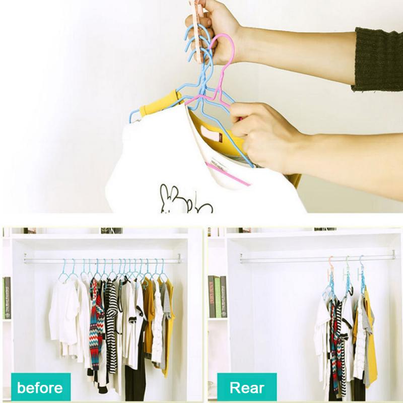 Five-hole Clothes Hanger Space Saving Organizer Mu... – Vicedeal