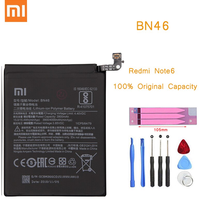 BN46 BN47 BN48 BN49 BN51 Original Xiaomi Redmi 6 P... – Vicedeal