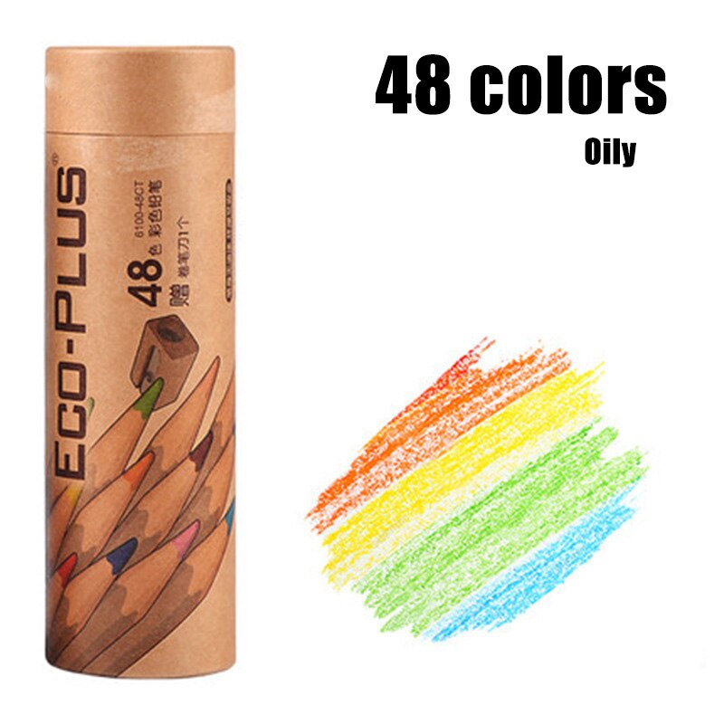 24/36/48/72 Colors Colouring Pencils Set Oil Based... – Grandado
