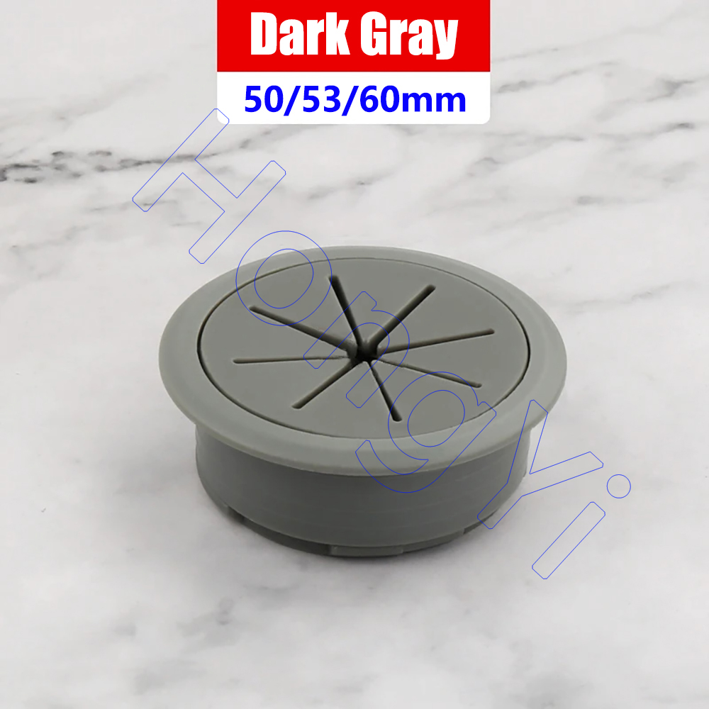 1Pcs Desk Wire Organizer Cable Hole Cover ABS+Rubb... – Grandado