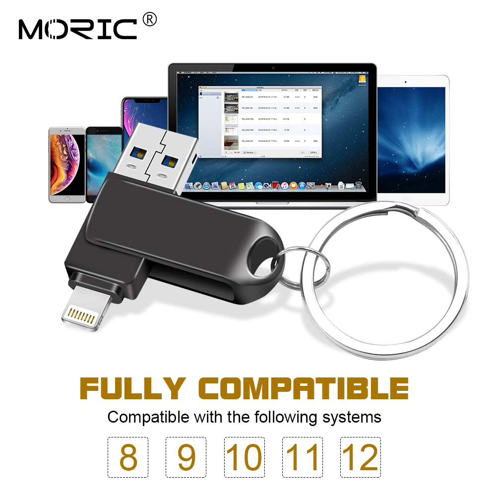 USB Pendrive for iPhone Flash Drive 2-in-1 Lightni... – Grandado