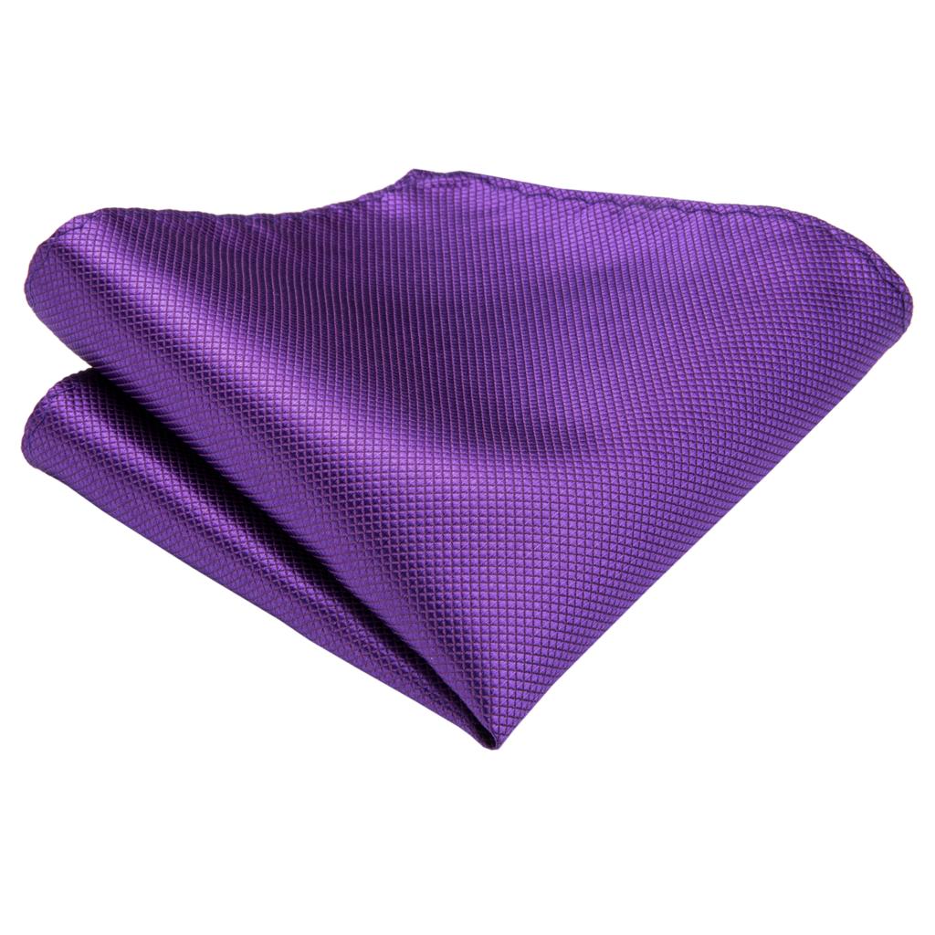 Men Silk Ascot Ties Solid Purple Cravat Formal Tie... – Grandado