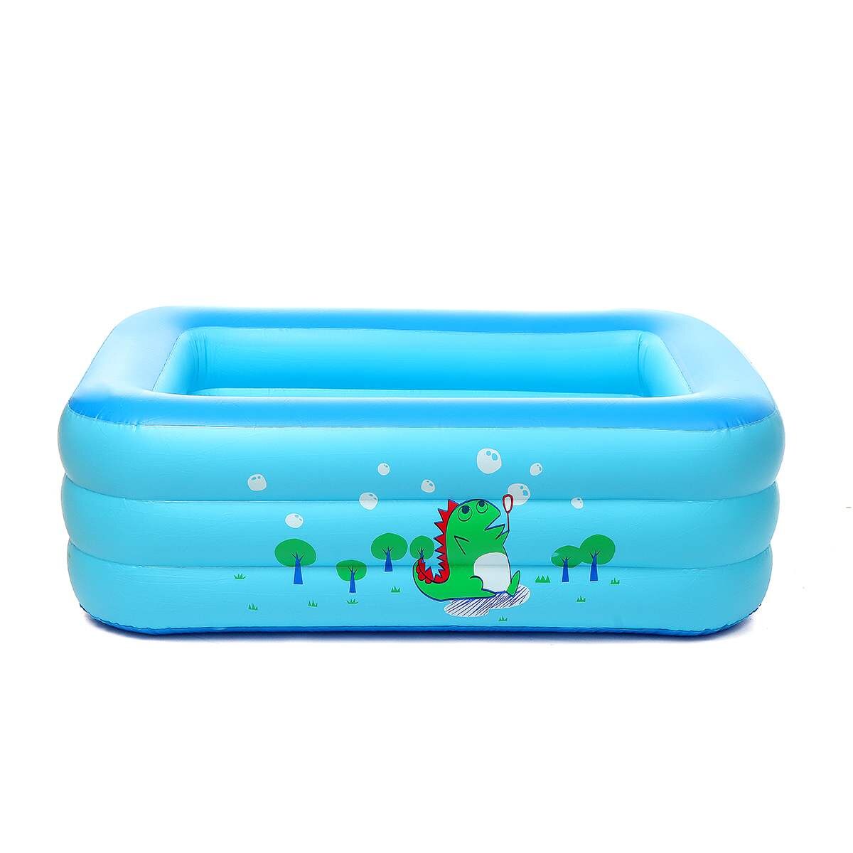 150CM 3Layers Inflatable Square Swimming Pool Chil... – Grandado