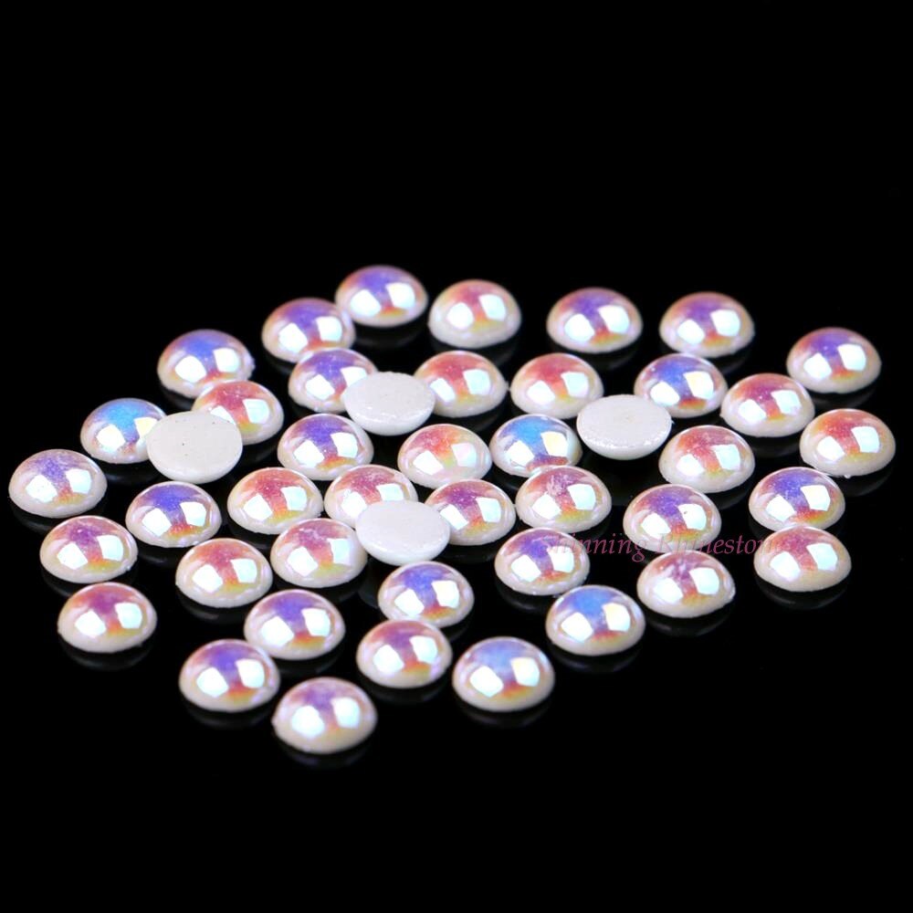 Hotfix Rhinestones White AB 3mm to 10 mm Ceramic R... – Vicedeal