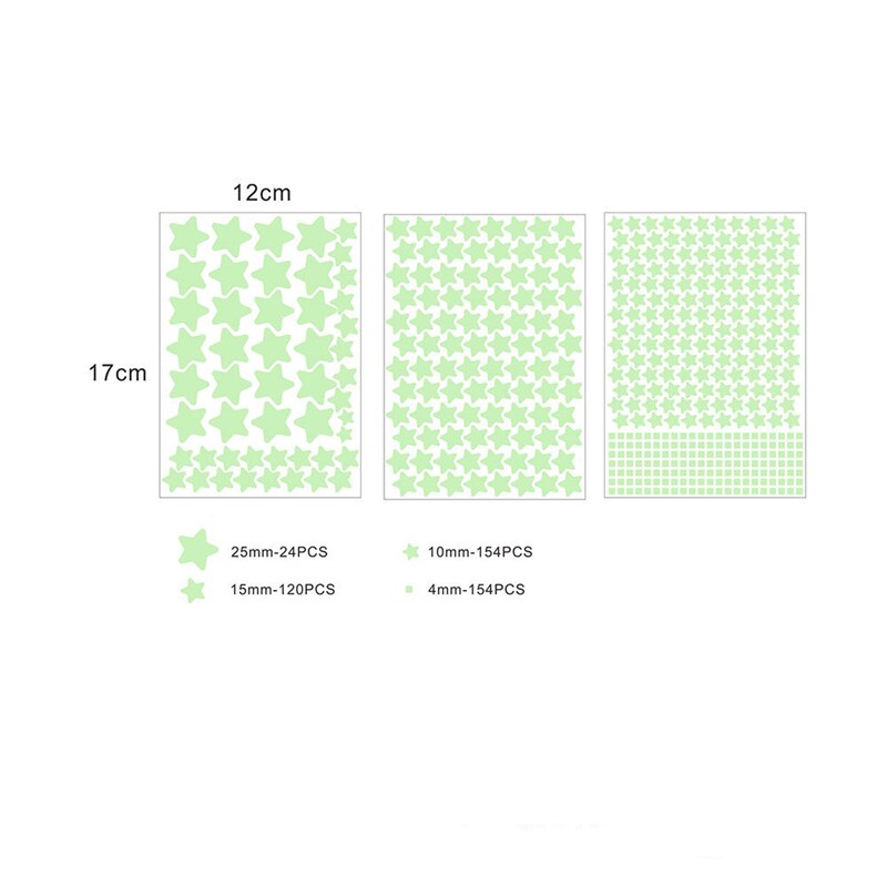450/500pcs/set Luminous Star Dot Stickers Children... – Vicedeal
