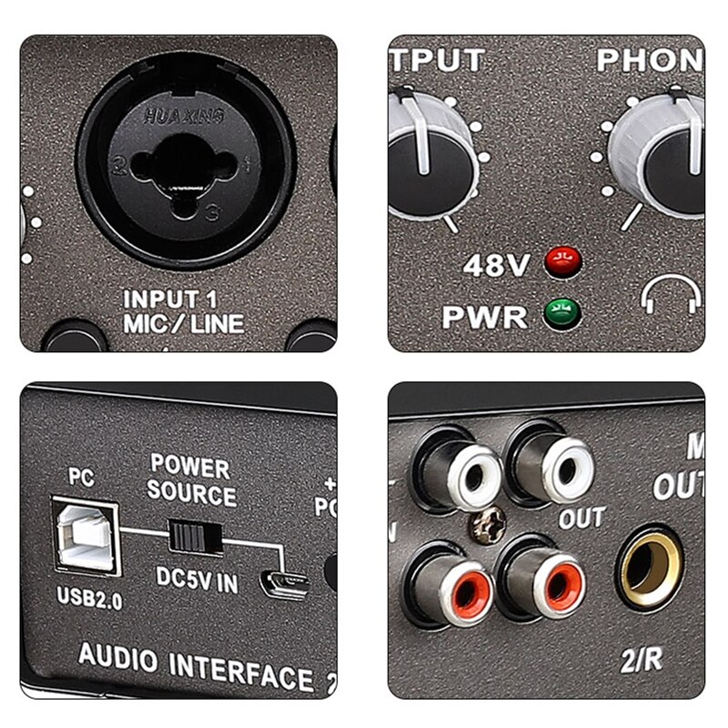 Sound Card USB 2.0 Port for Guitar Musical Instrum... – Grandado