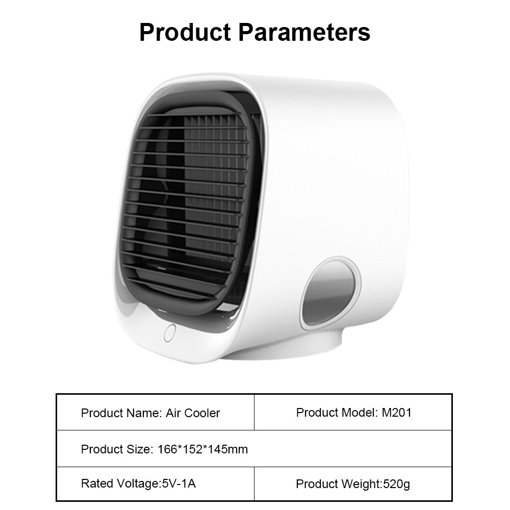 Mini Draagbare Airconditioner Multifunctionele Luc... – Grandado