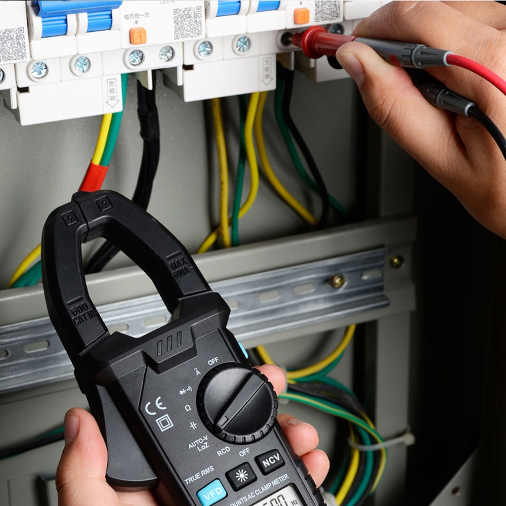 MESTEK Digital Clamp Meter 600A AC Strom 600V AC/D... – Vicedeal