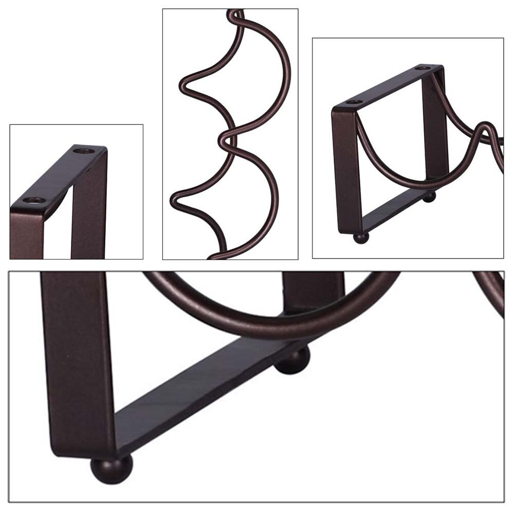 1PC Wine Rack Single Tier 4 Bottles Capacity Wine ... – Grandado