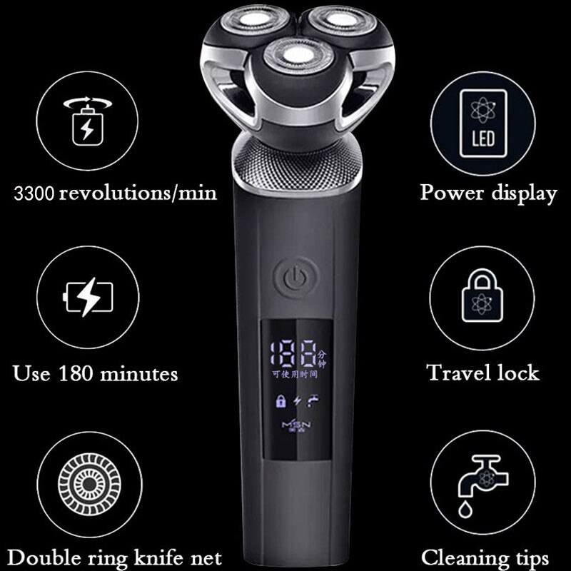 Xiaomi Electric Shaver for men Razor Shaving Beard... – Grandado