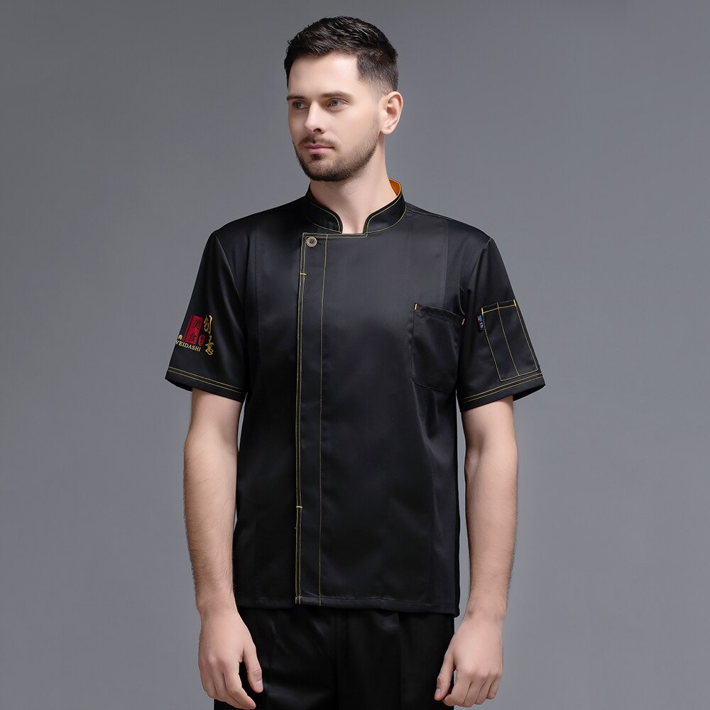 Alta qualidade chef uniforme jaqueta respirável e ... – Vicedeal