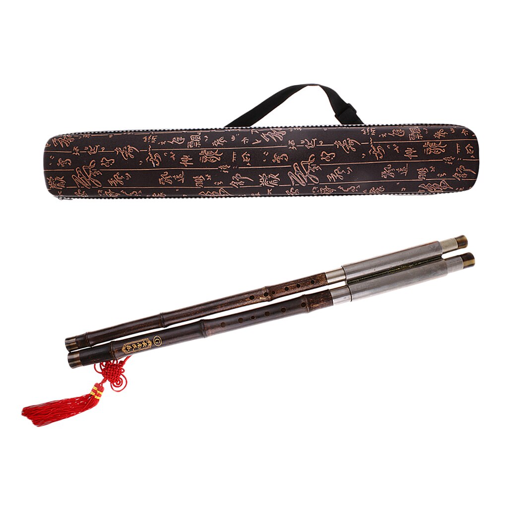 Chinese Bamboo Flute Bawu with Case Chinese Elemen... – Grandado