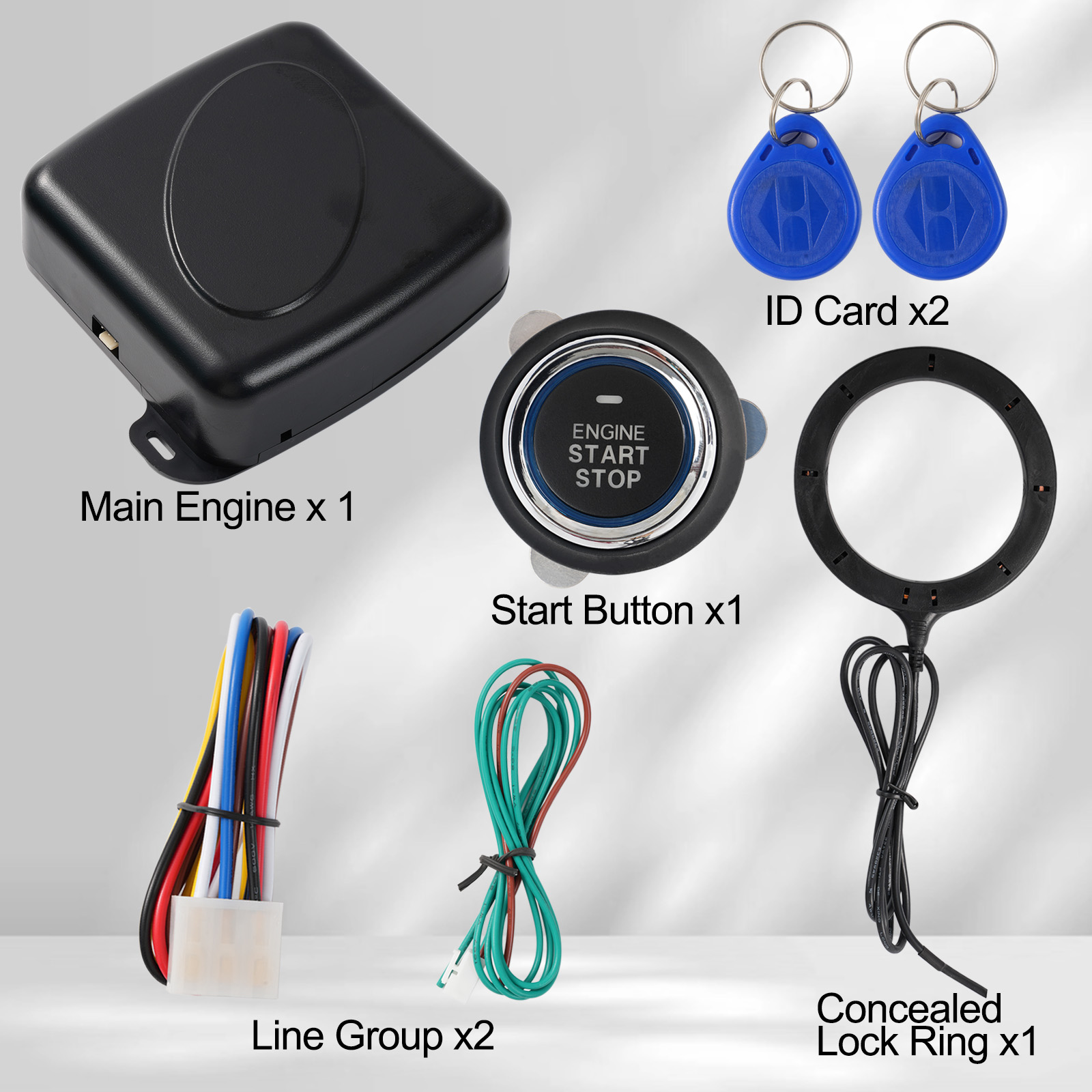 12V RFID Car Ignition Switch Alarm Engine Starter ... – Vicedeal