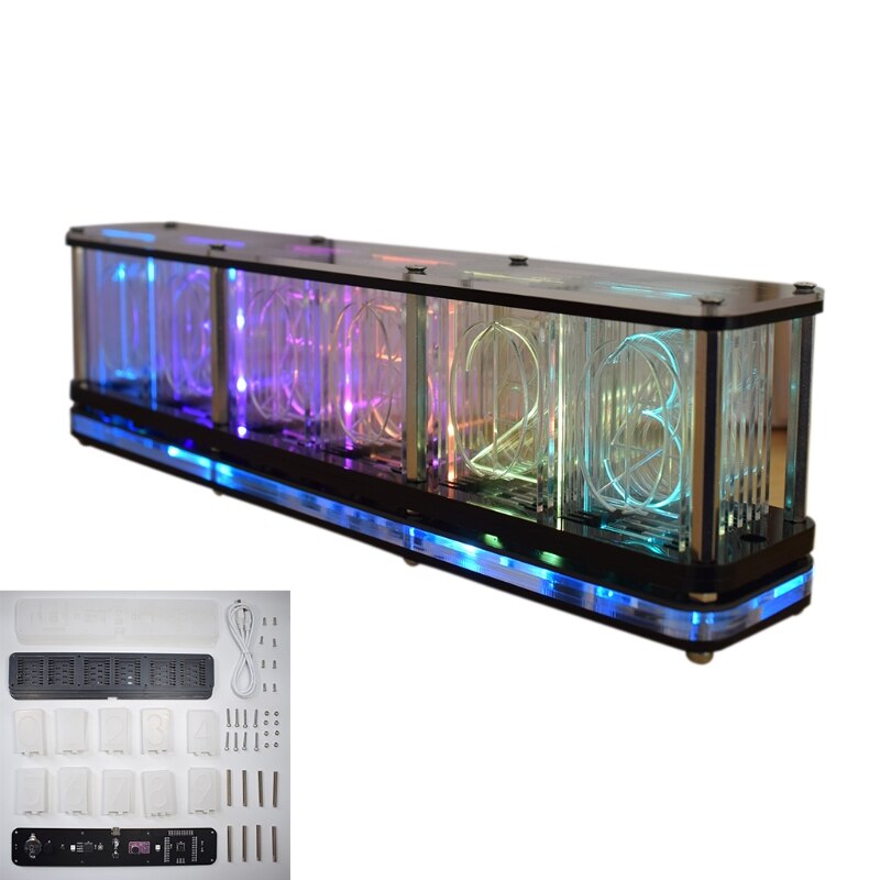 Time Tube Glow Tube Quasi-glow Tube Clock LED Digi... – Grandado